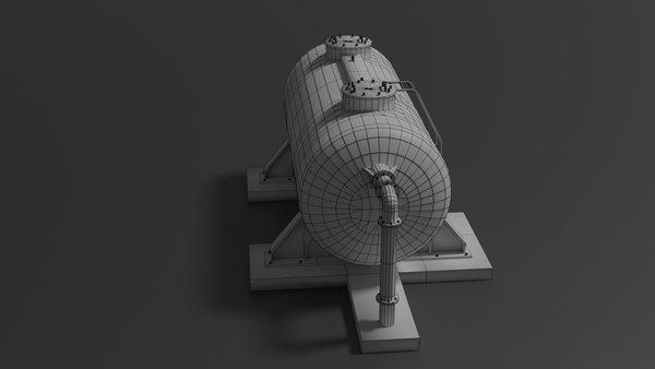 3D oil tank model - TurboSquid 1674222
