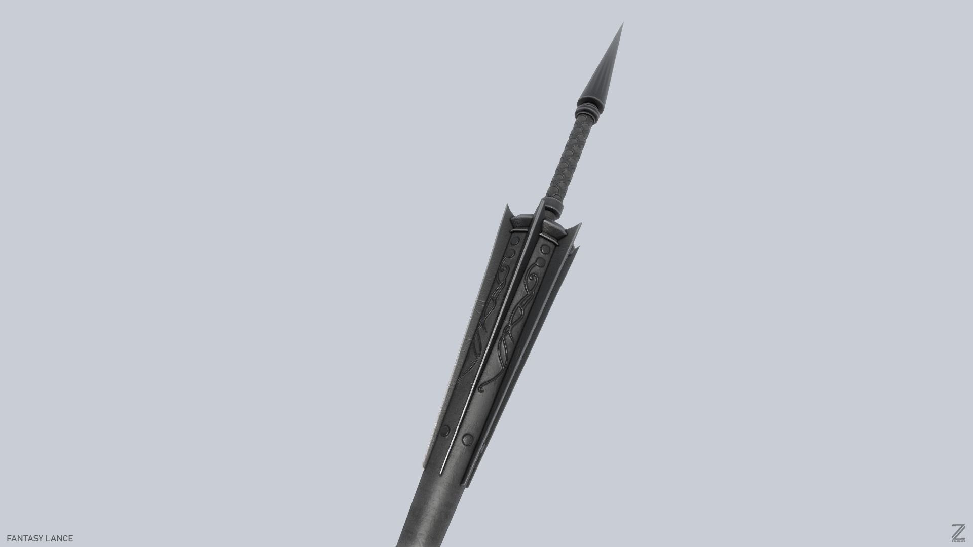 Fantasy Lance Collection 3D Model - TurboSquid 2237672