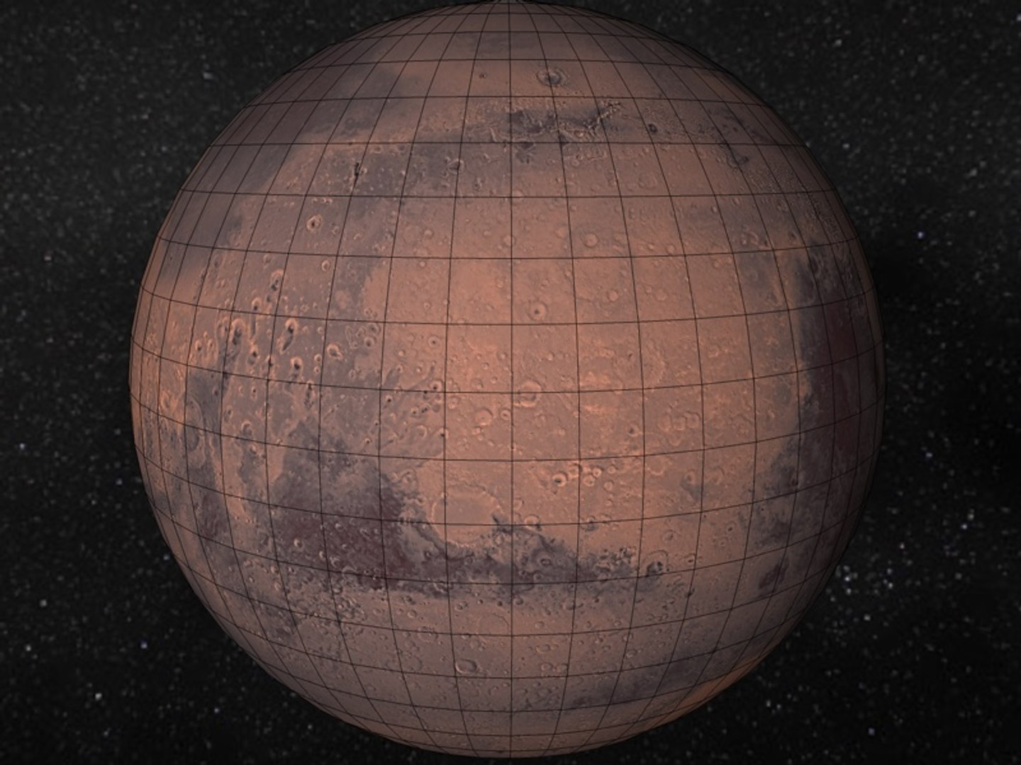 Mars Planet 3d Model