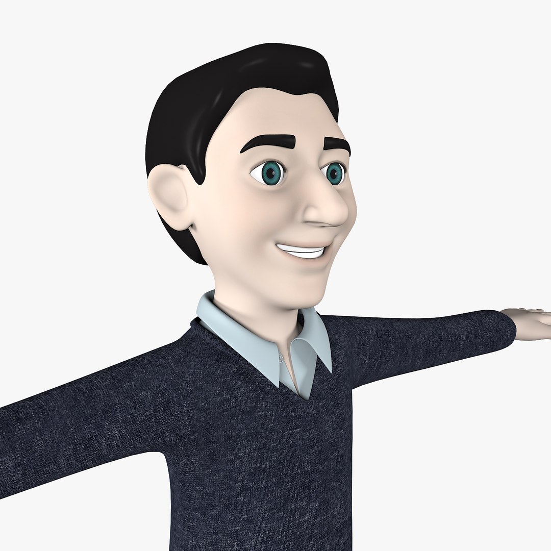 cartoon man toon max