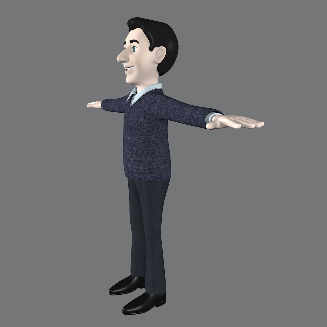 cartoon man toon max