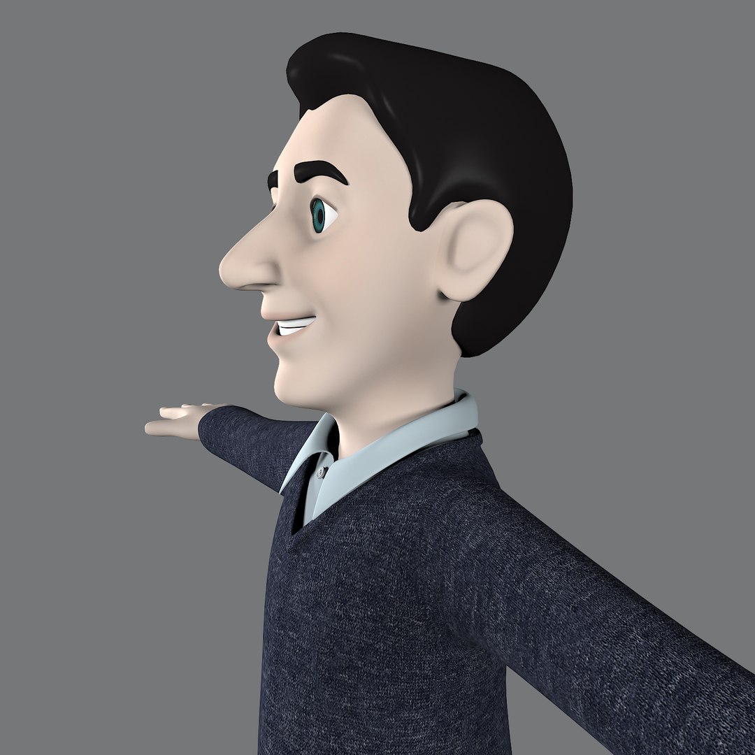 cartoon man toon max