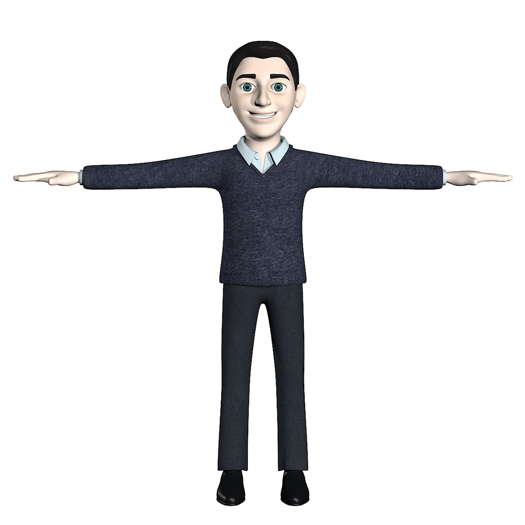 cartoon man toon max