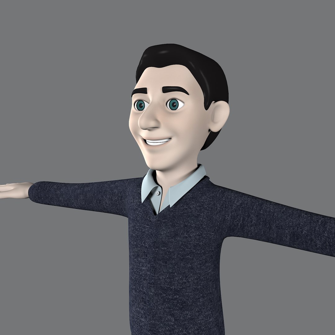 cartoon man toon max