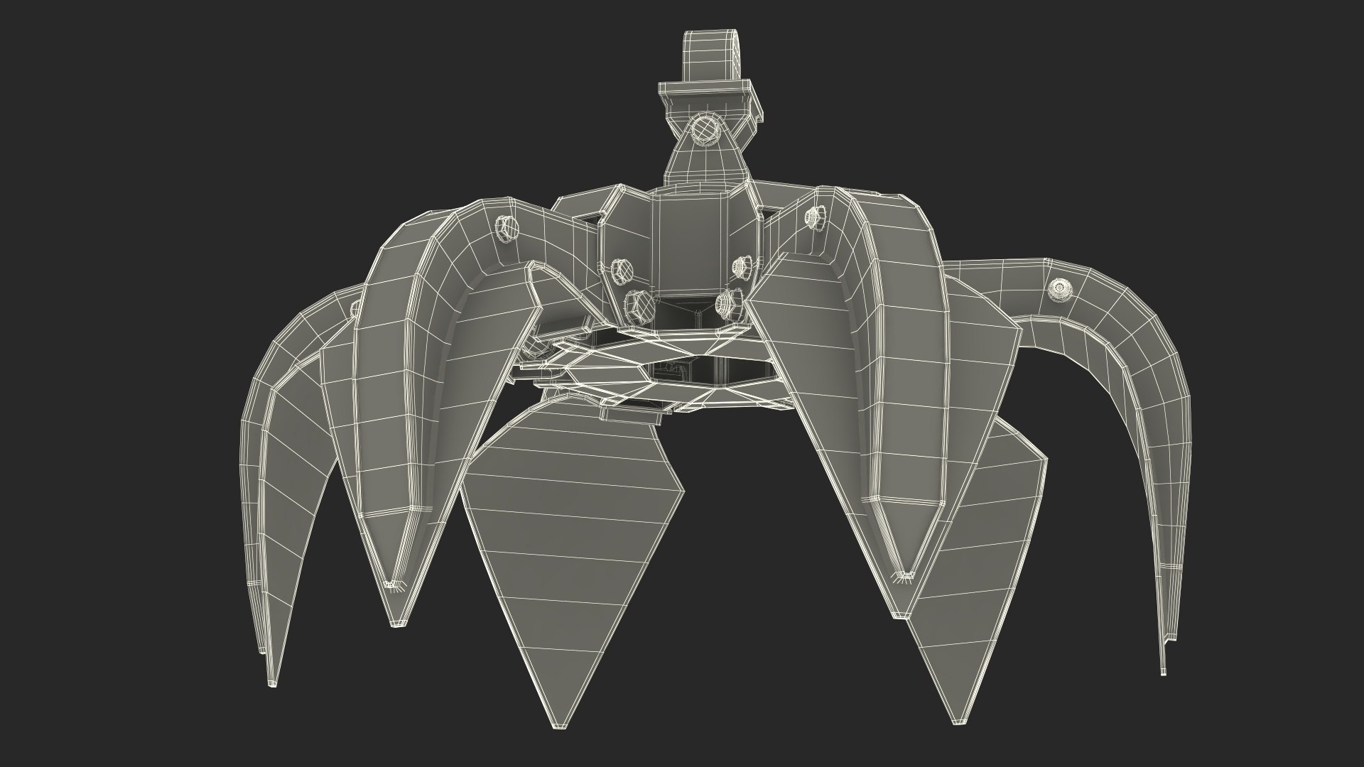 3D Industrial Scrap Grabber - TurboSquid 2359987