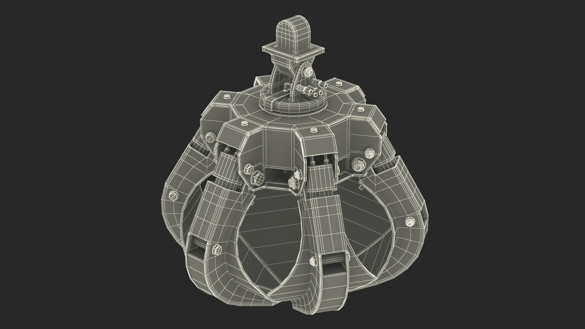 3D Industrial Scrap Grabber - TurboSquid 2359987