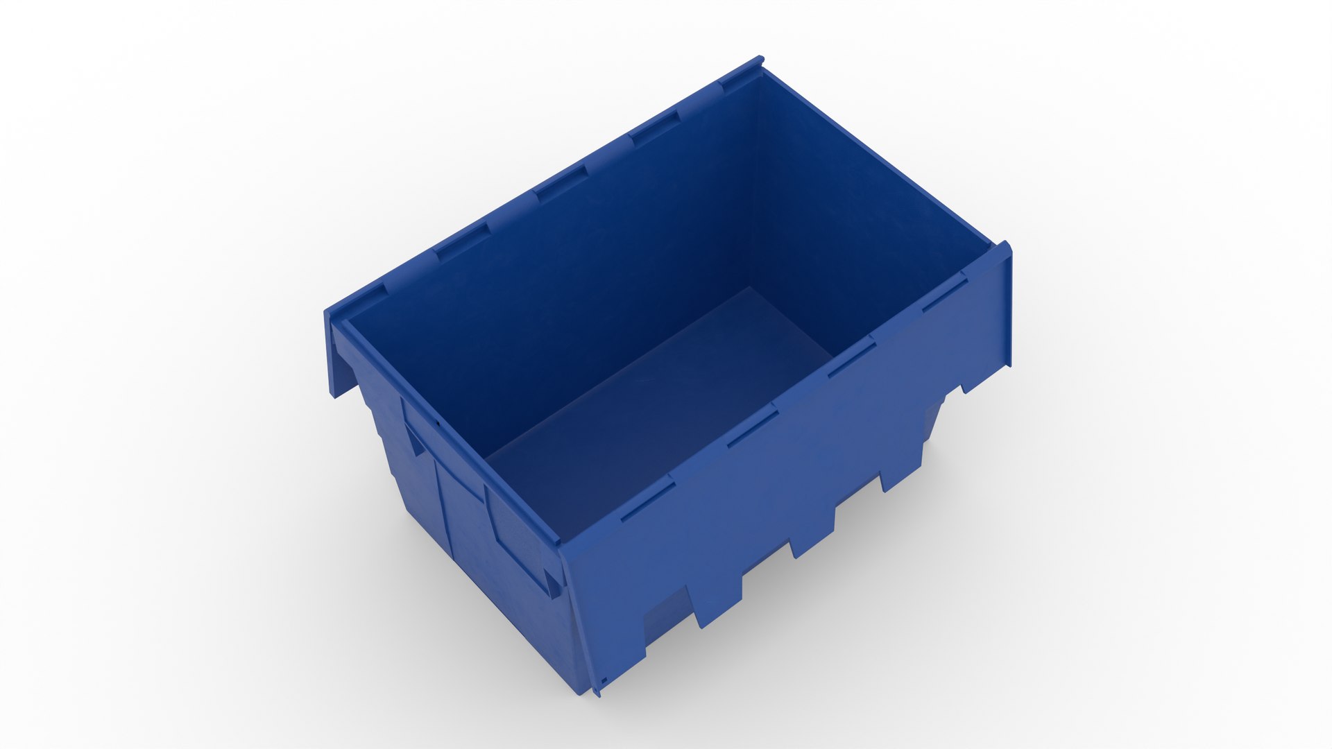 Euronorm Box With Integrated Lid Model - TurboSquid 2140208