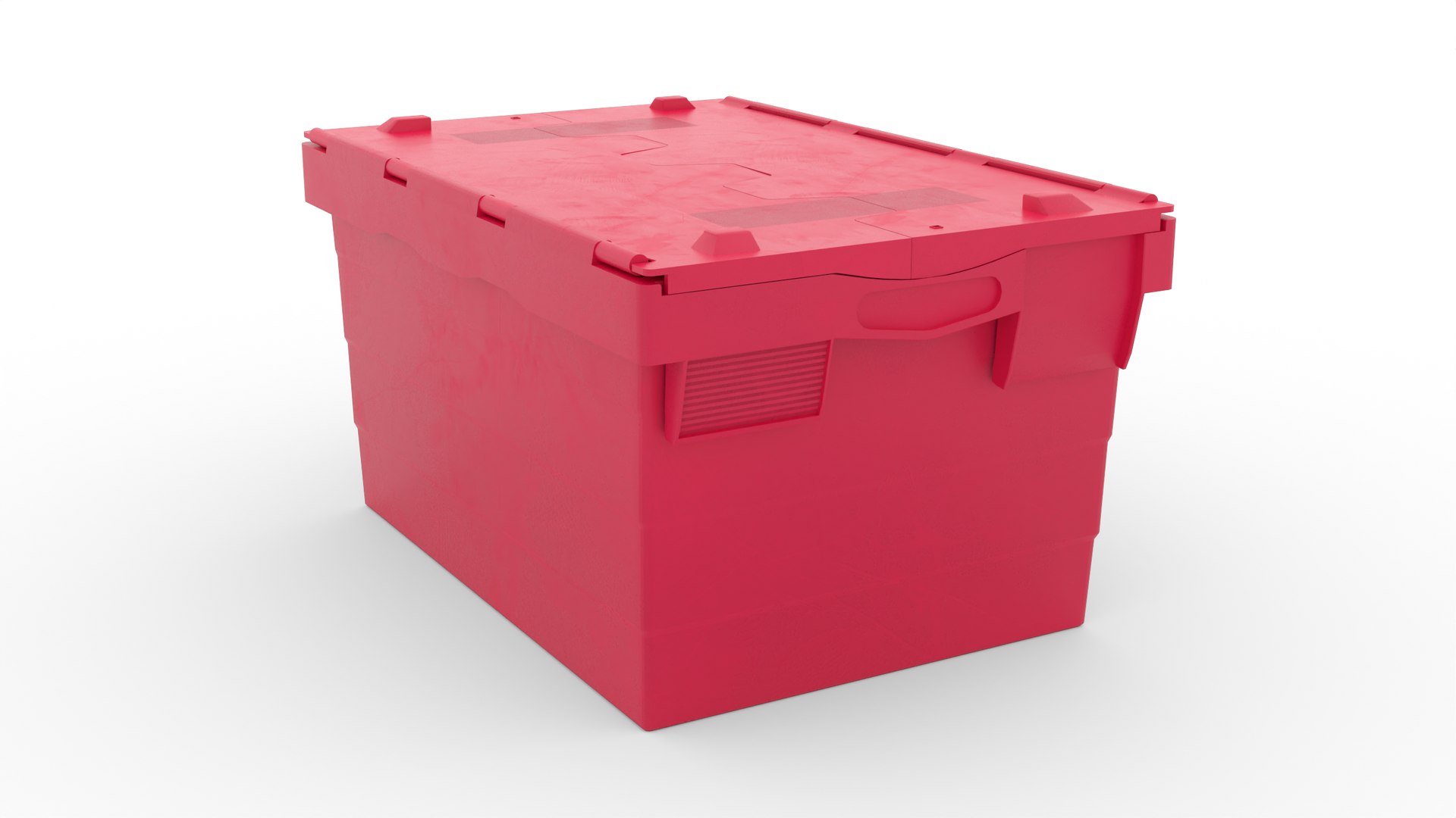 Euronorm box with integrated lid model - TurboSquid 2140208