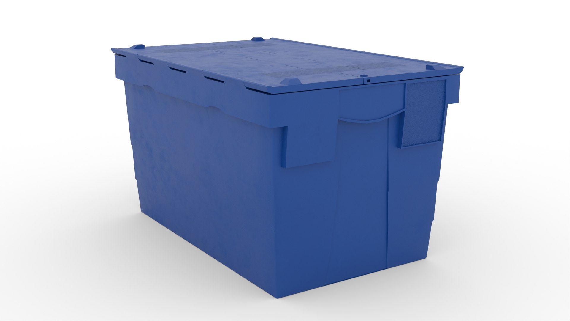 Euronorm Box With Integrated Lid Model - TurboSquid 2140208