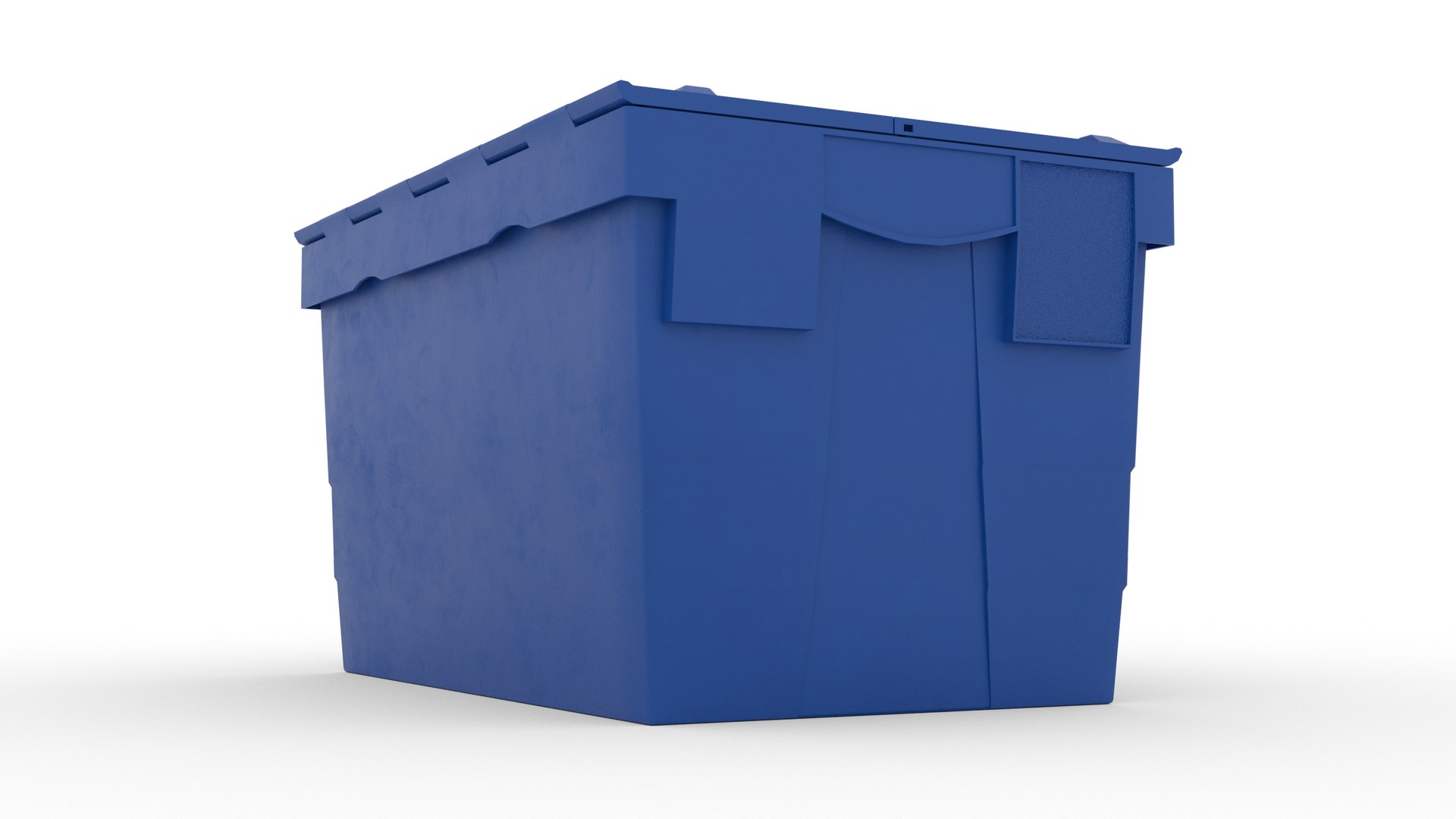 Euronorm Box With Integrated Lid Model - TurboSquid 2140208
