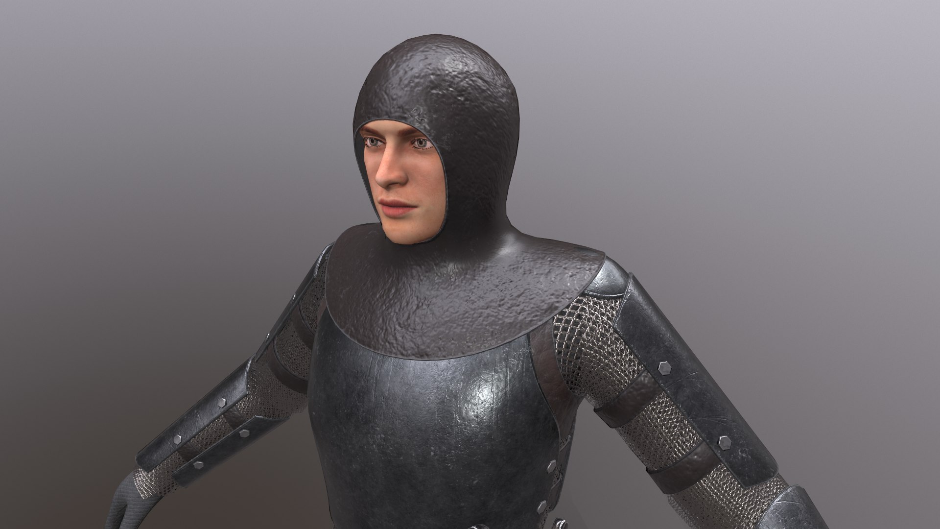 Knight Male Character Model - TurboSquid 1666537