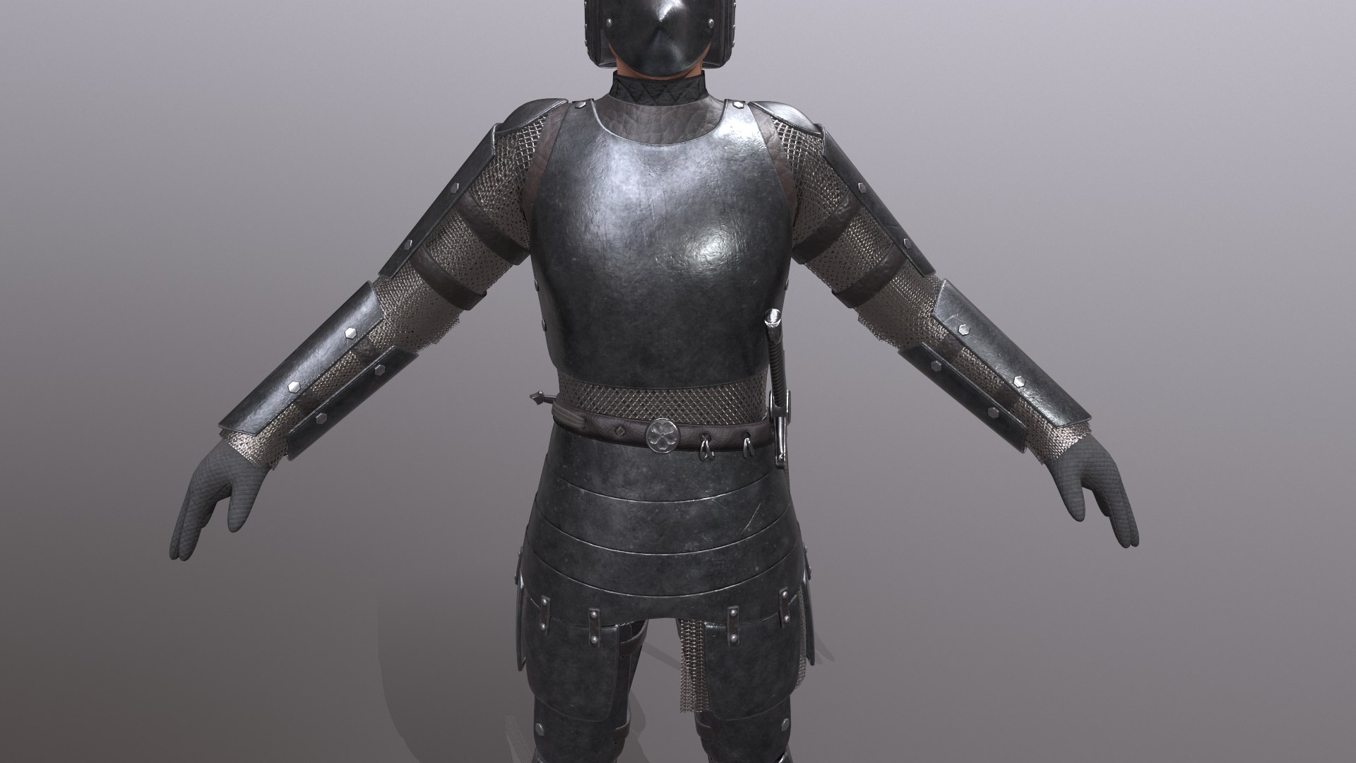 Knight Male Character Model - TurboSquid 1666537