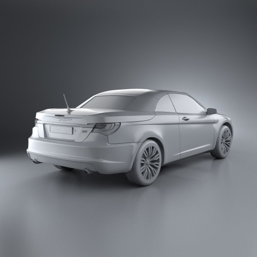 3d Model Chrysler 200 2011