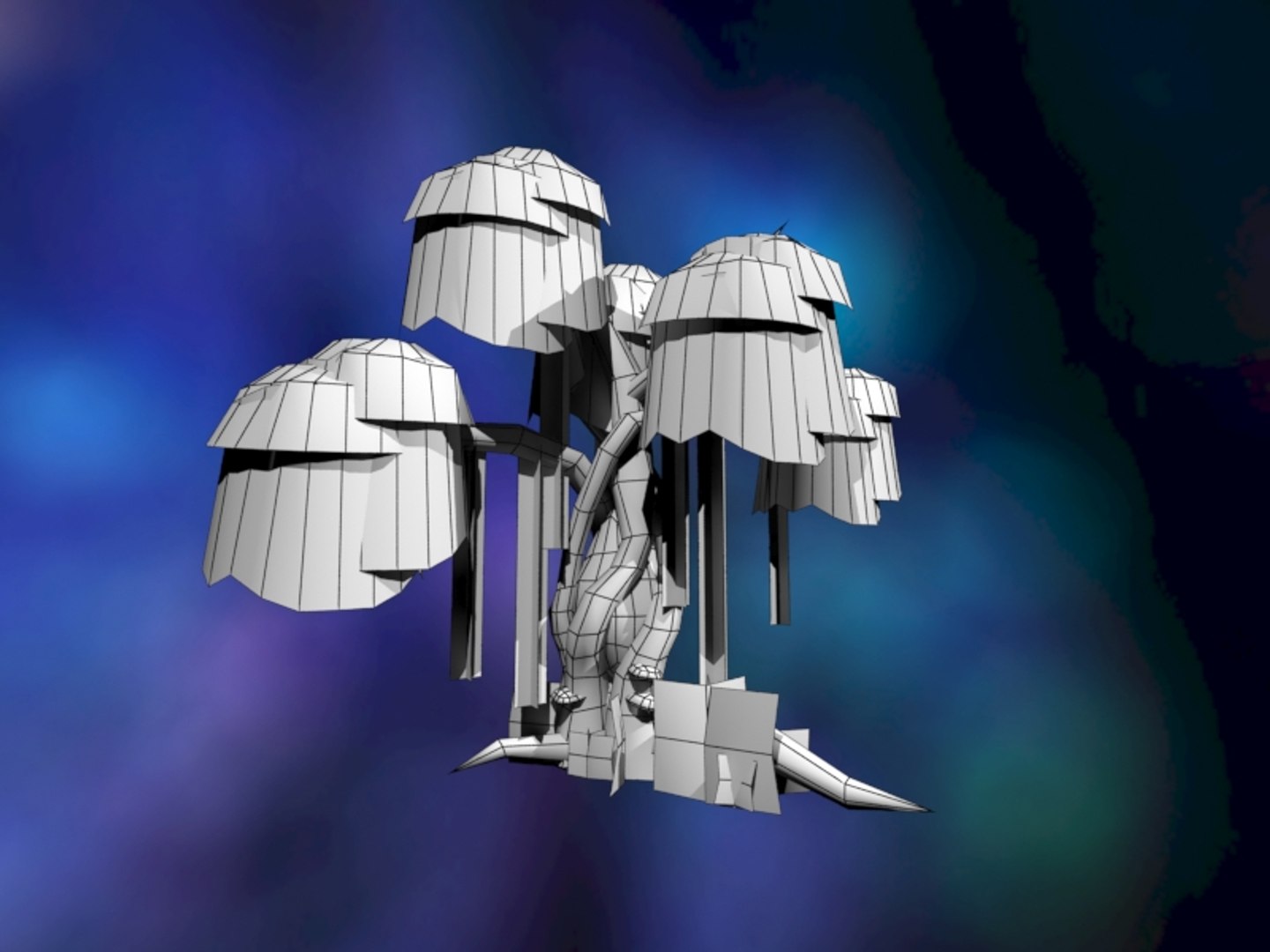 Tree Crystal 3d Model