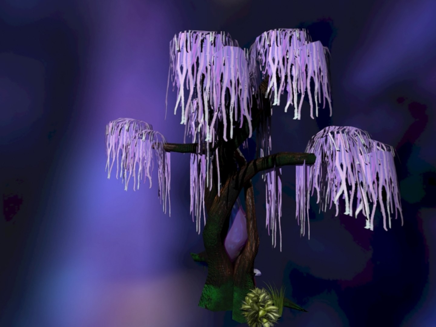 Tree Crystal 3d Model