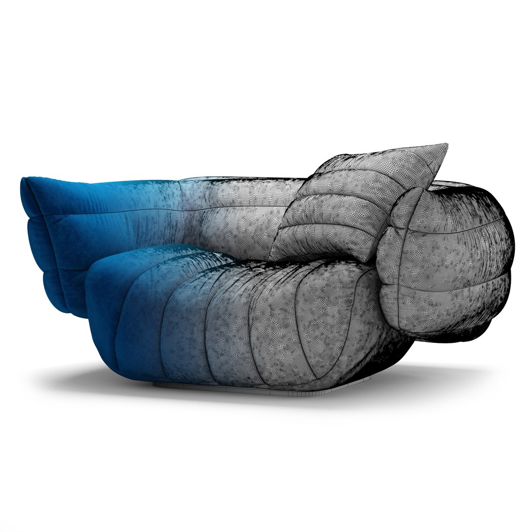 3D Baxter Armchair Tactile Model - TurboSquid 2248306