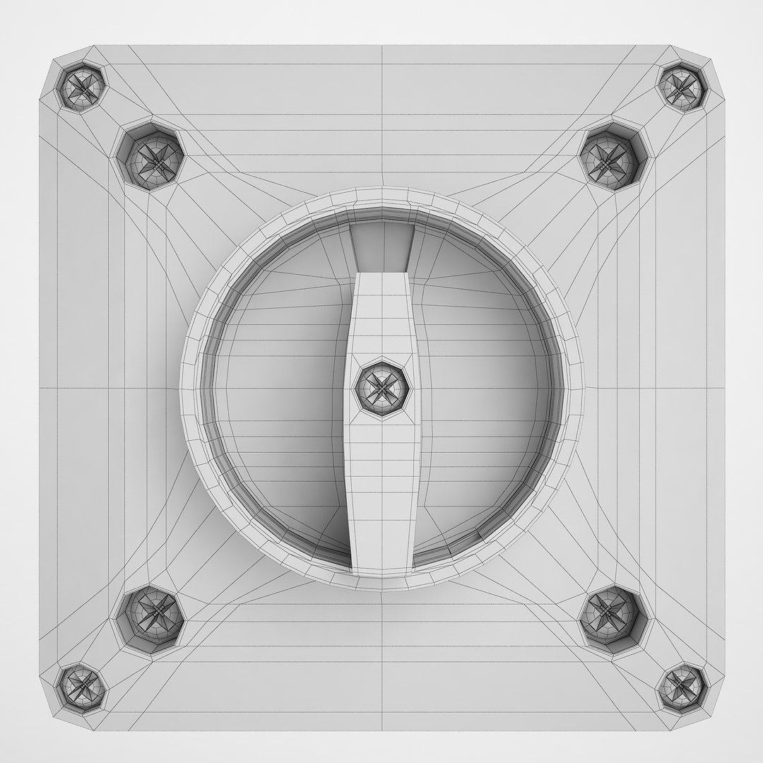 Enclosed Disconnect Switch 3D Model - TurboSquid 1249346