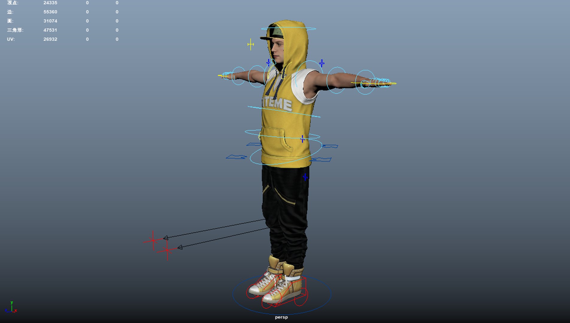 Hip Hop Man 3D - TurboSquid 2251475