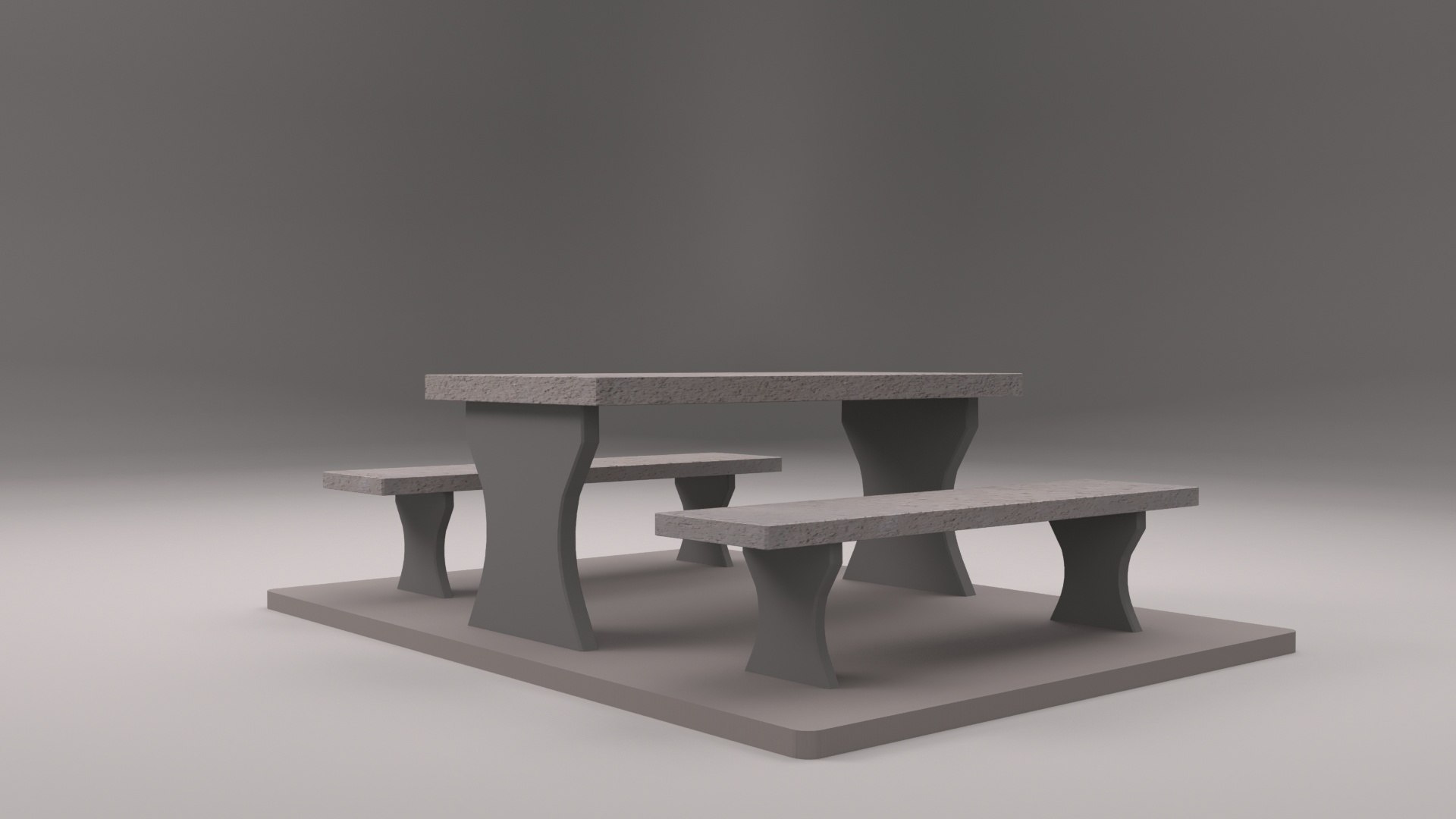3D Picnic table model - TurboSquid 2036063