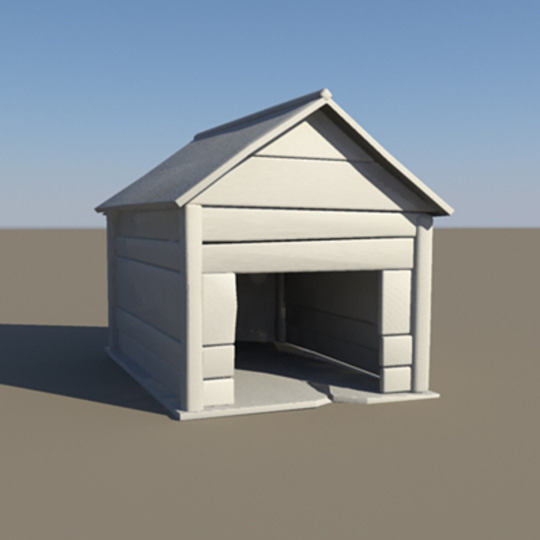 3d Dog House Model