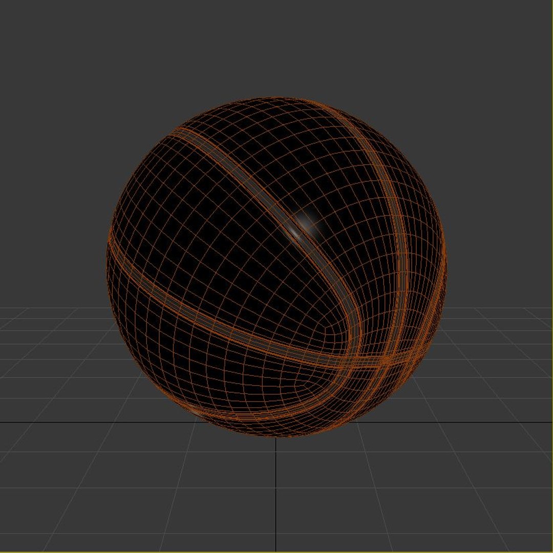 3d max basketball ball