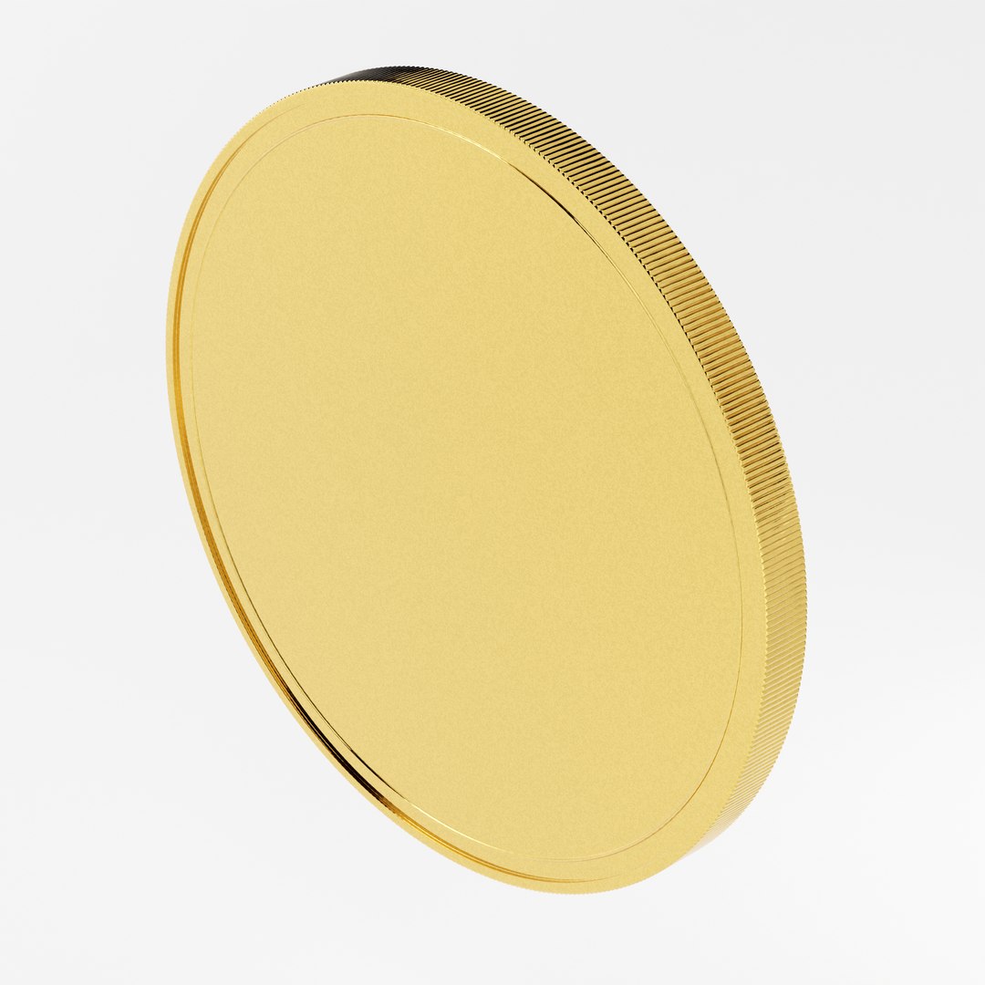 High-Resolution 3D Model Of A Gold Coin 3D - TurboSquid 2284764