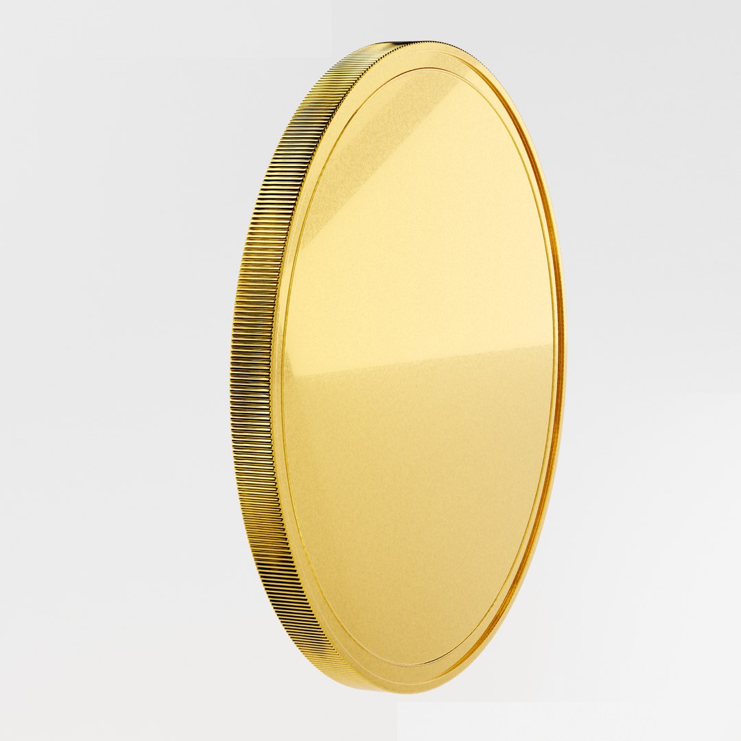 High-Resolution 3D Model Of A Gold Coin 3D - TurboSquid 2284764
