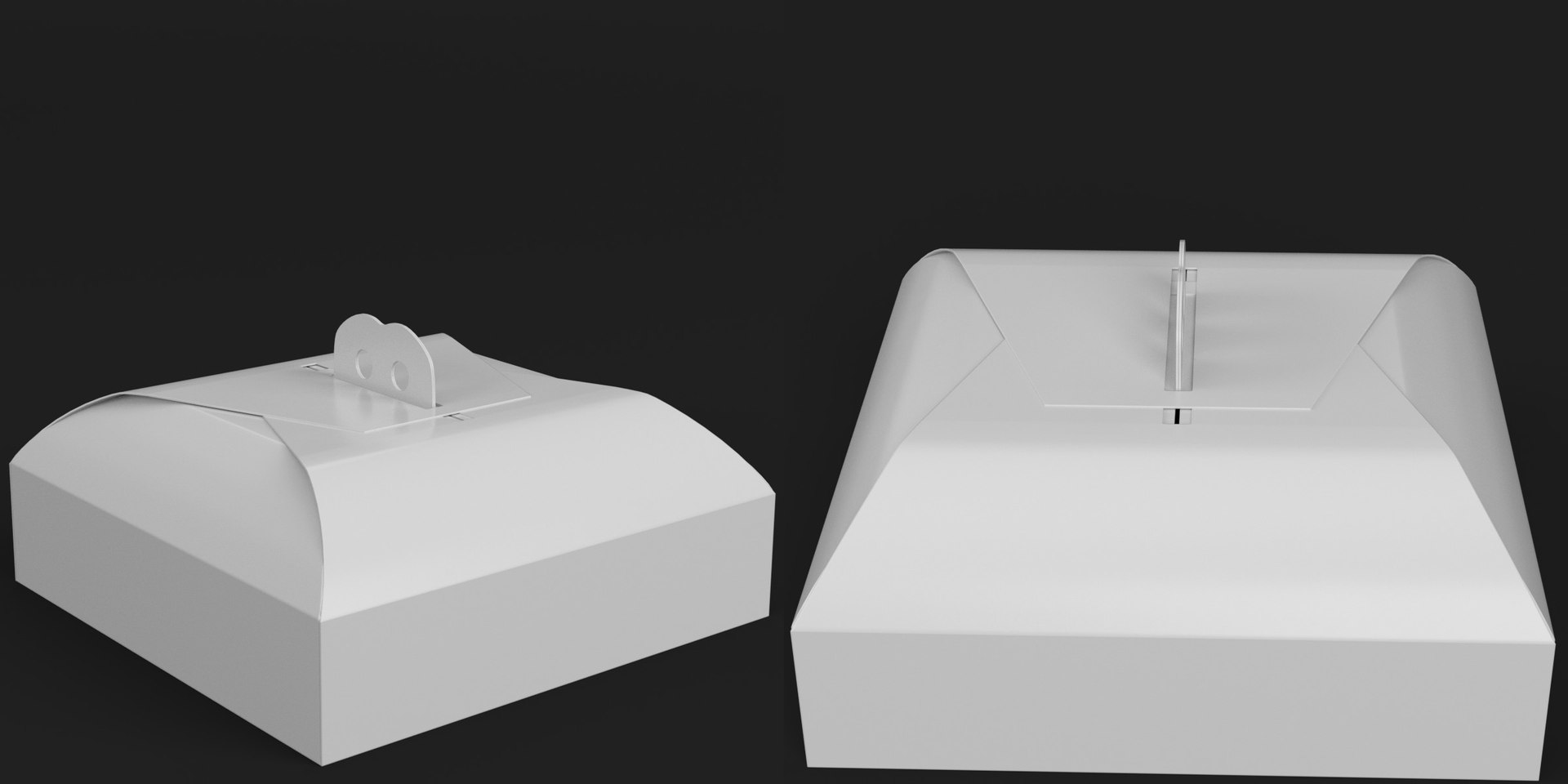 Cake Packaging Box 3D Model - TurboSquid 1745779