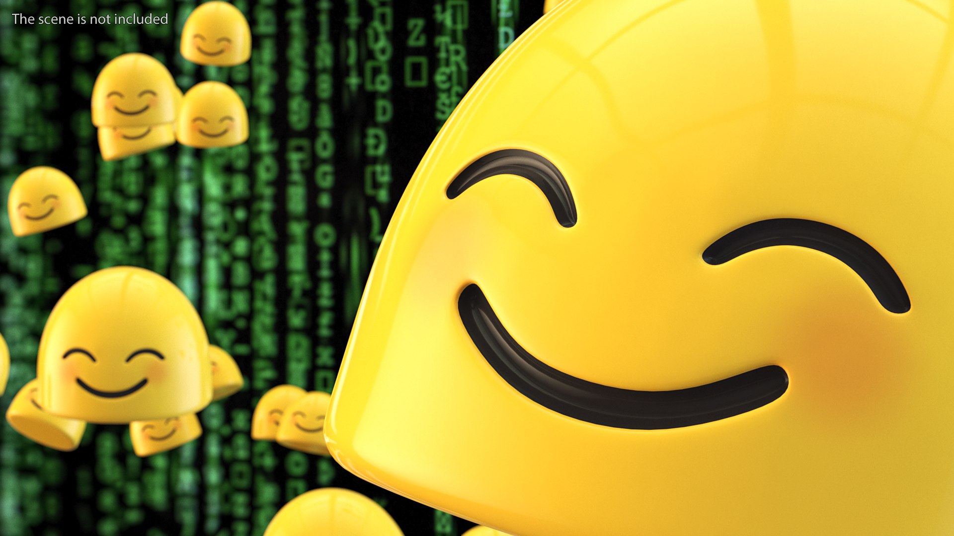 3D Smiley Face Android Emoji model - TurboSquid 1823736