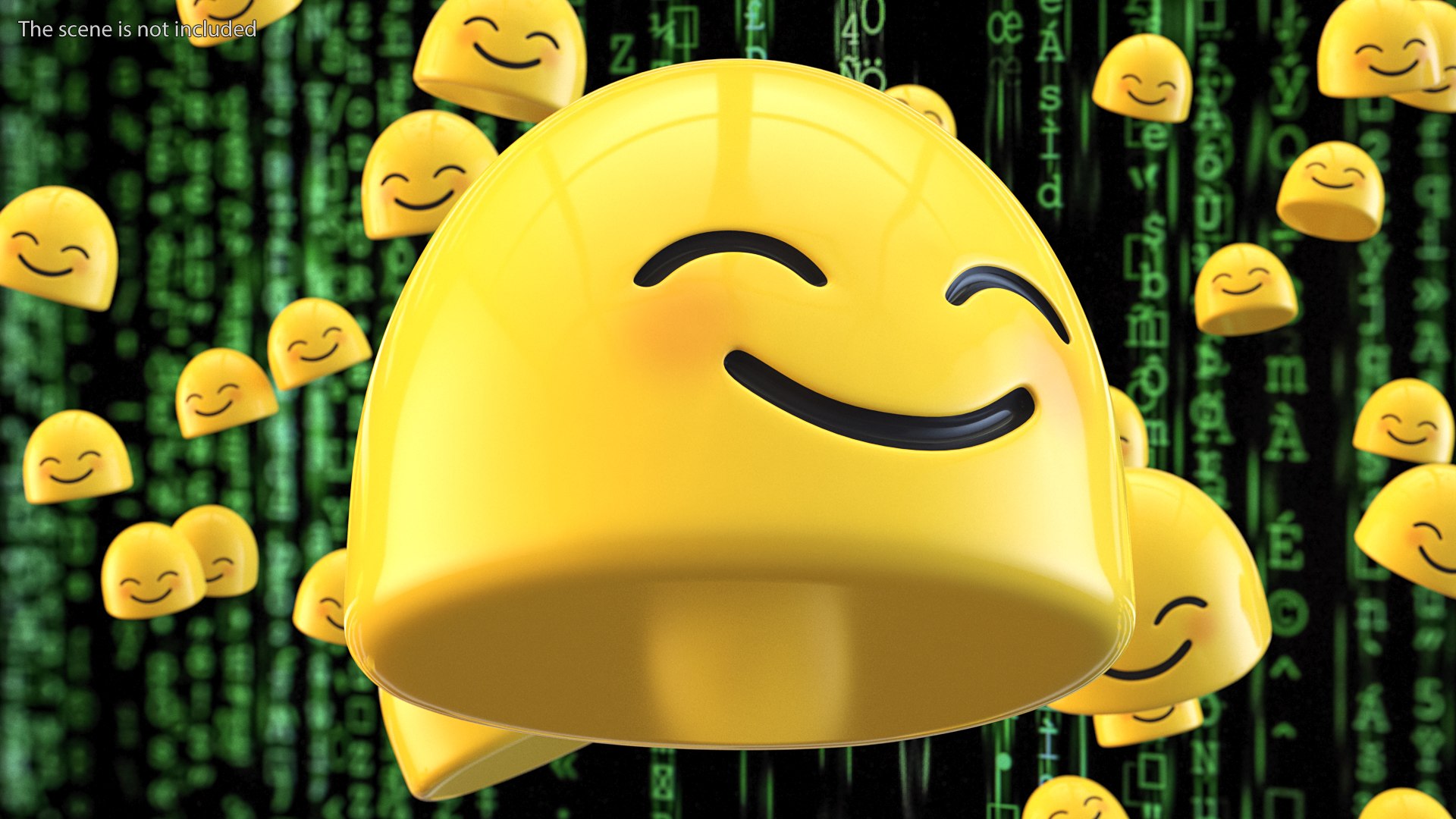 3D Smiley Face Android Emoji Model - TurboSquid 1823736