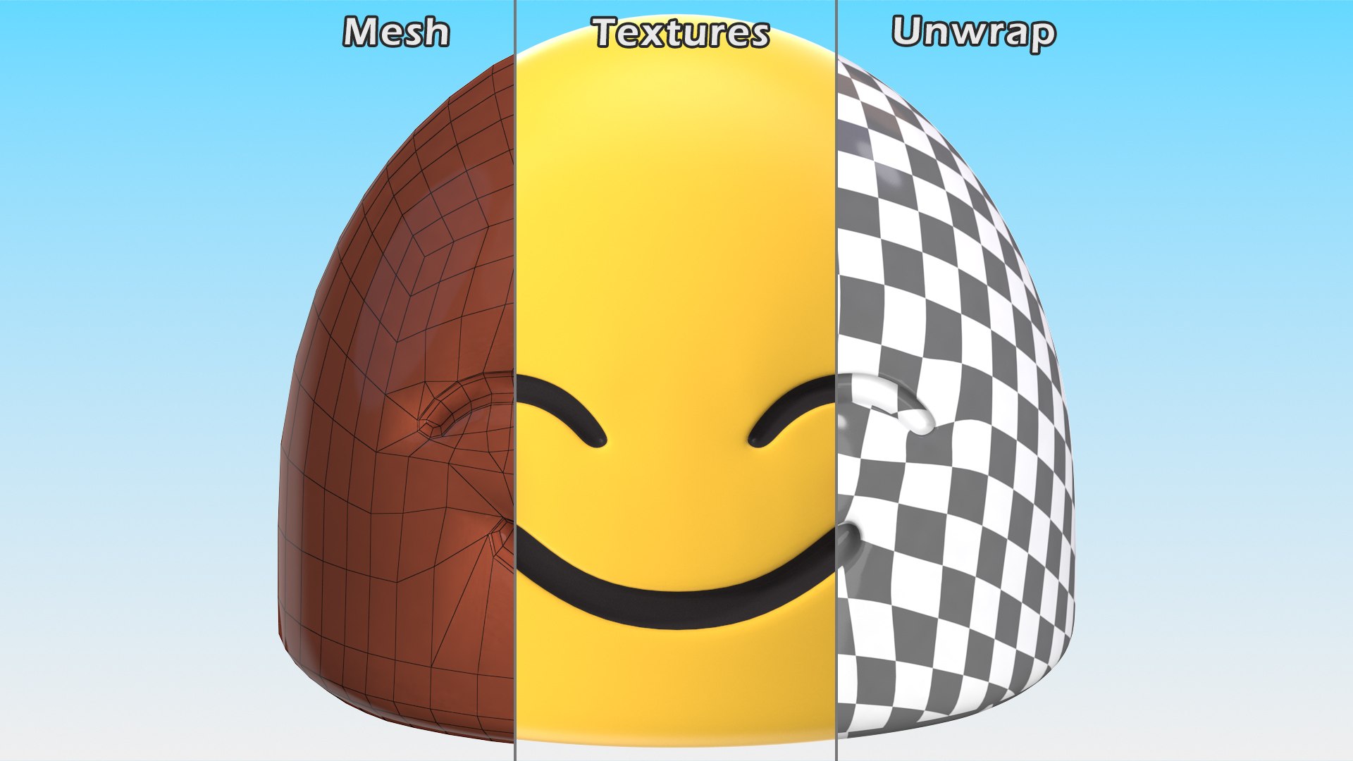 3D Smiley Face Android Emoji Model - TurboSquid 1823736