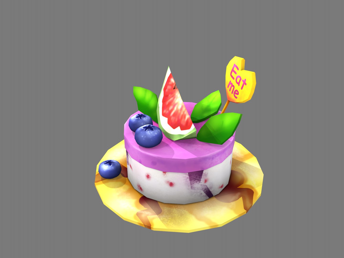 Stylized pie 3D model - TurboSquid 1467347