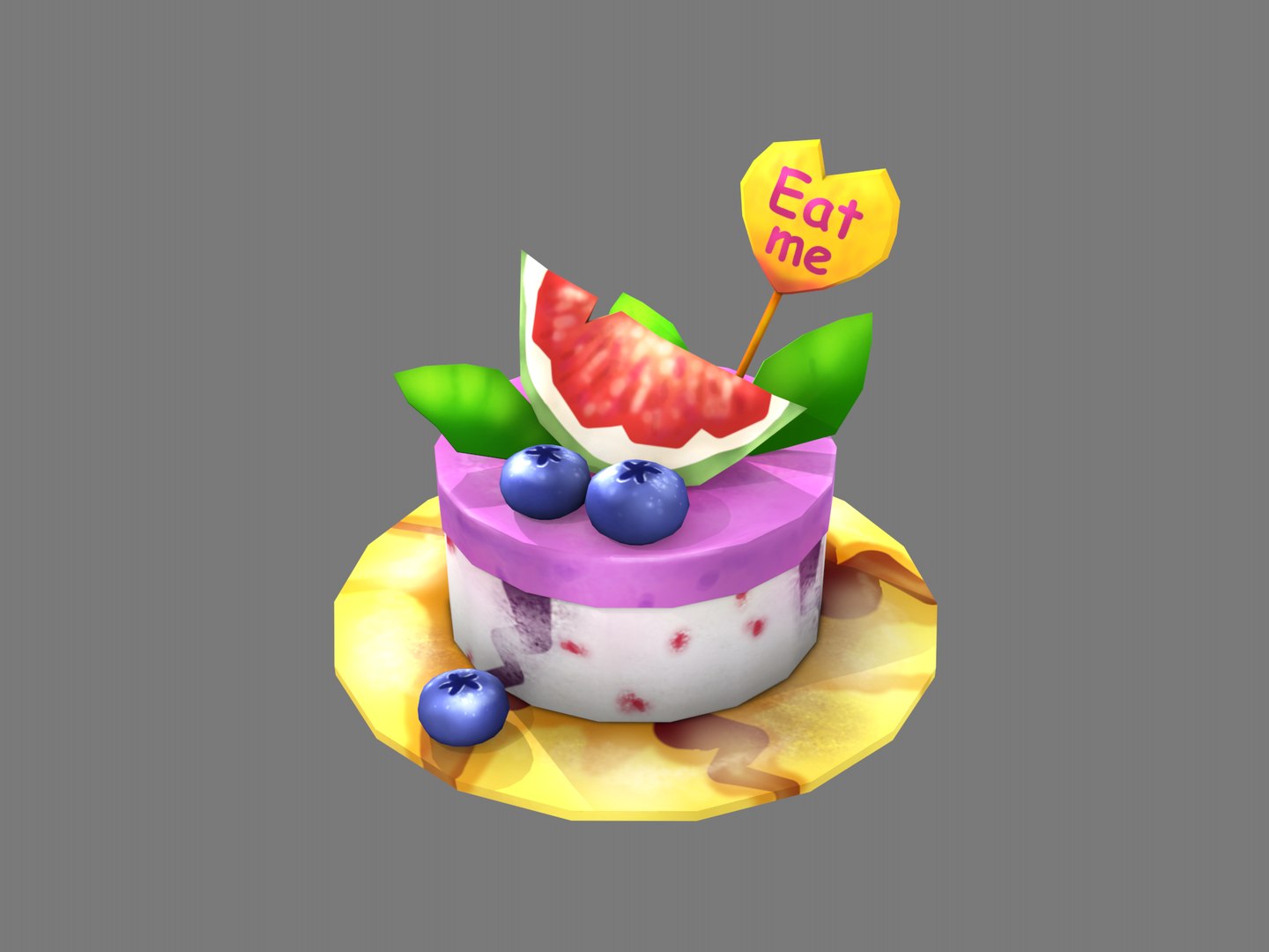 Stylized pie 3D model - TurboSquid 1467347
