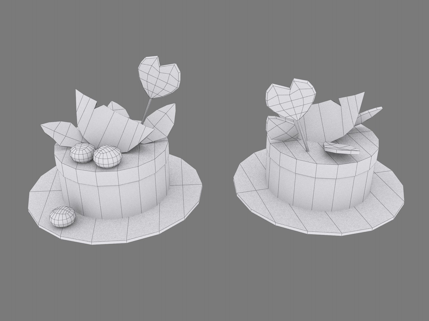 Stylized pie 3D model - TurboSquid 1467347