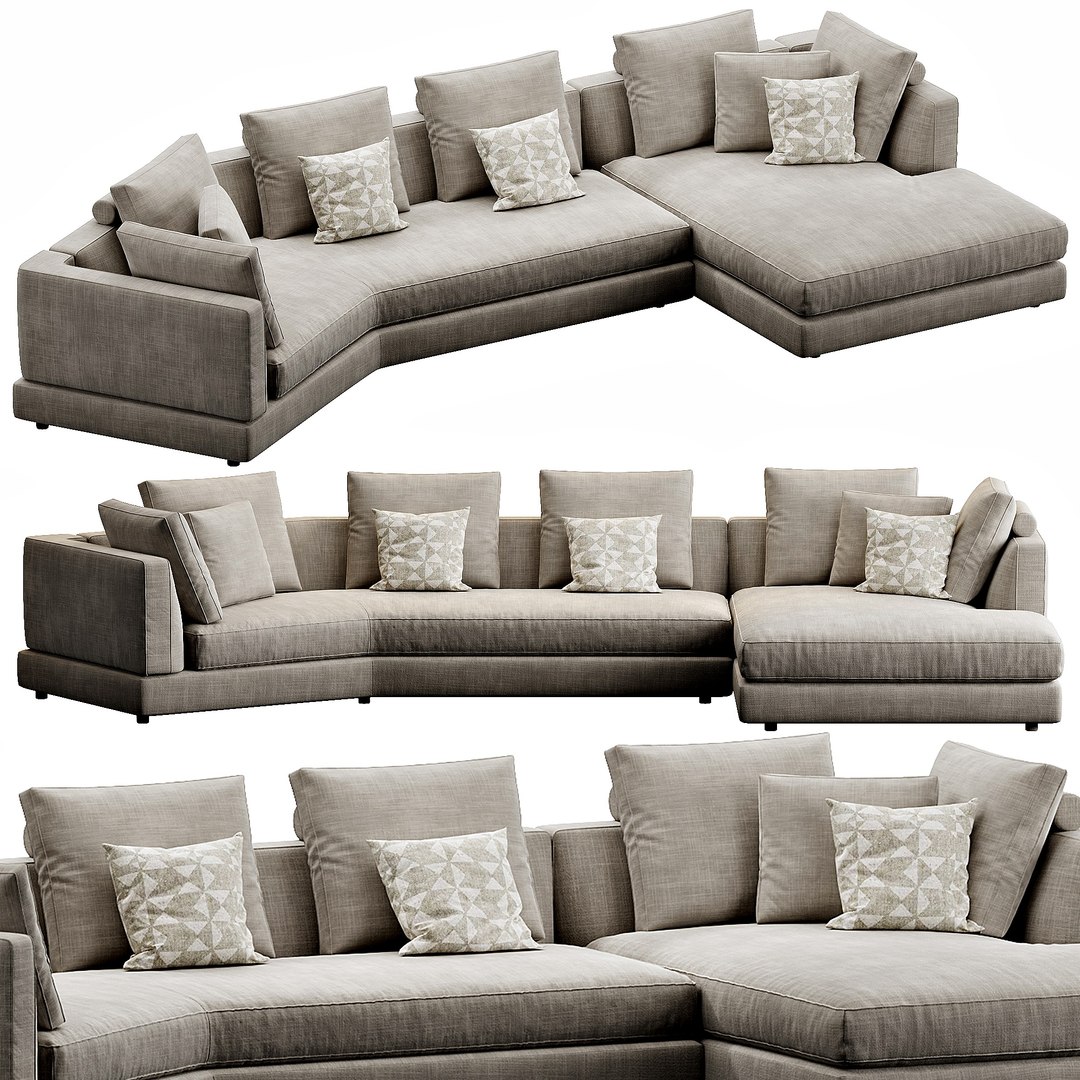Bonaldo Liam Sofa 3D Model - TurboSquid 2253643