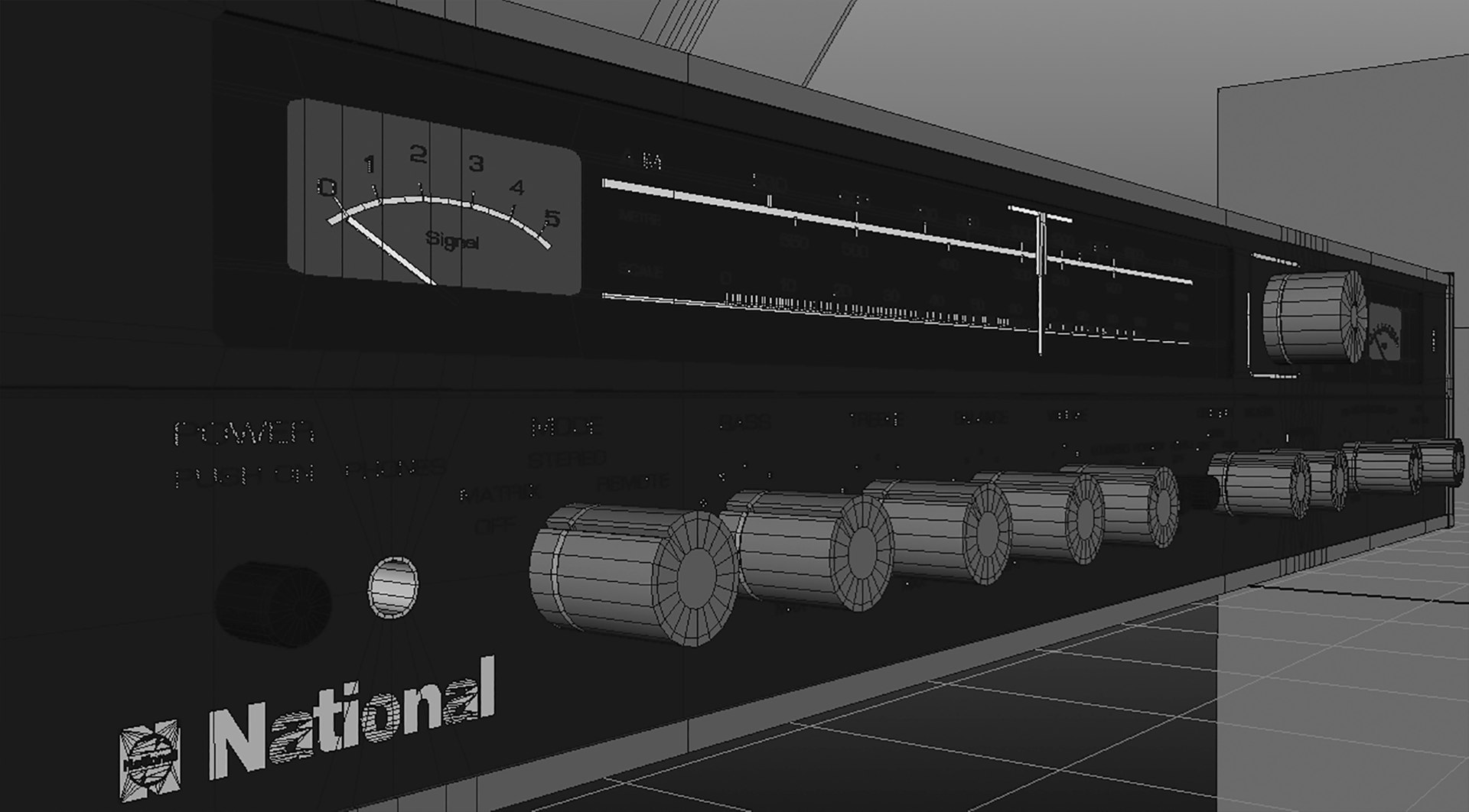 3D National 3in1 Stereo System Model - TurboSquid 2017923
