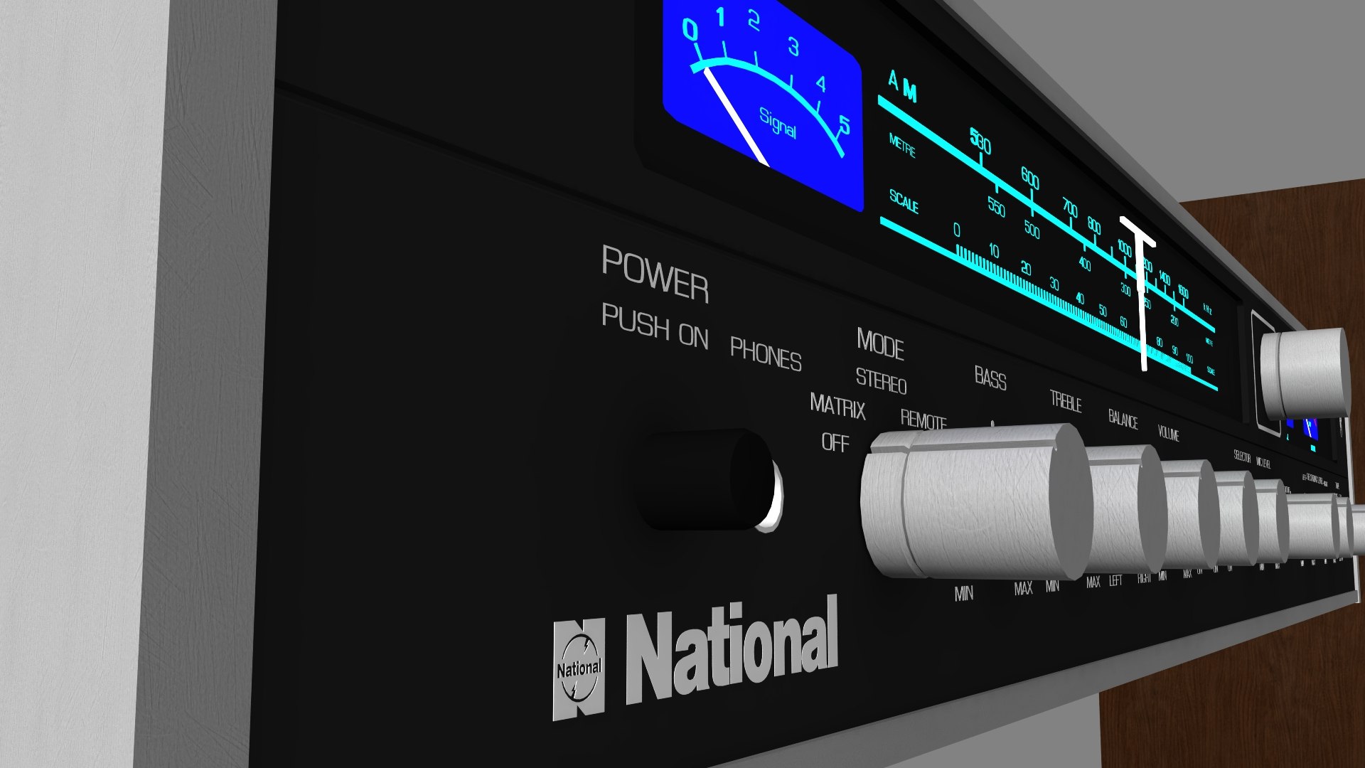 3D National 3in1 Stereo System Model - TurboSquid 2017923