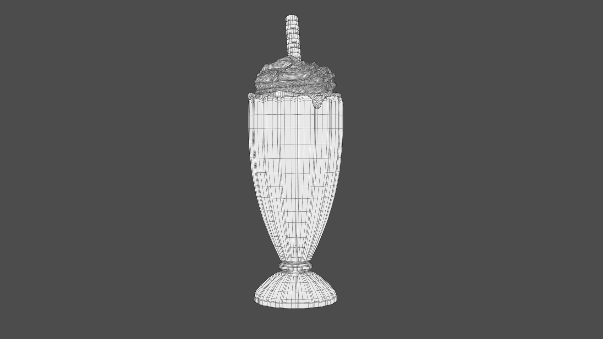 Realistic Milkshake Glass Super Fun Drink 3D Model - TurboSquid 2285941
