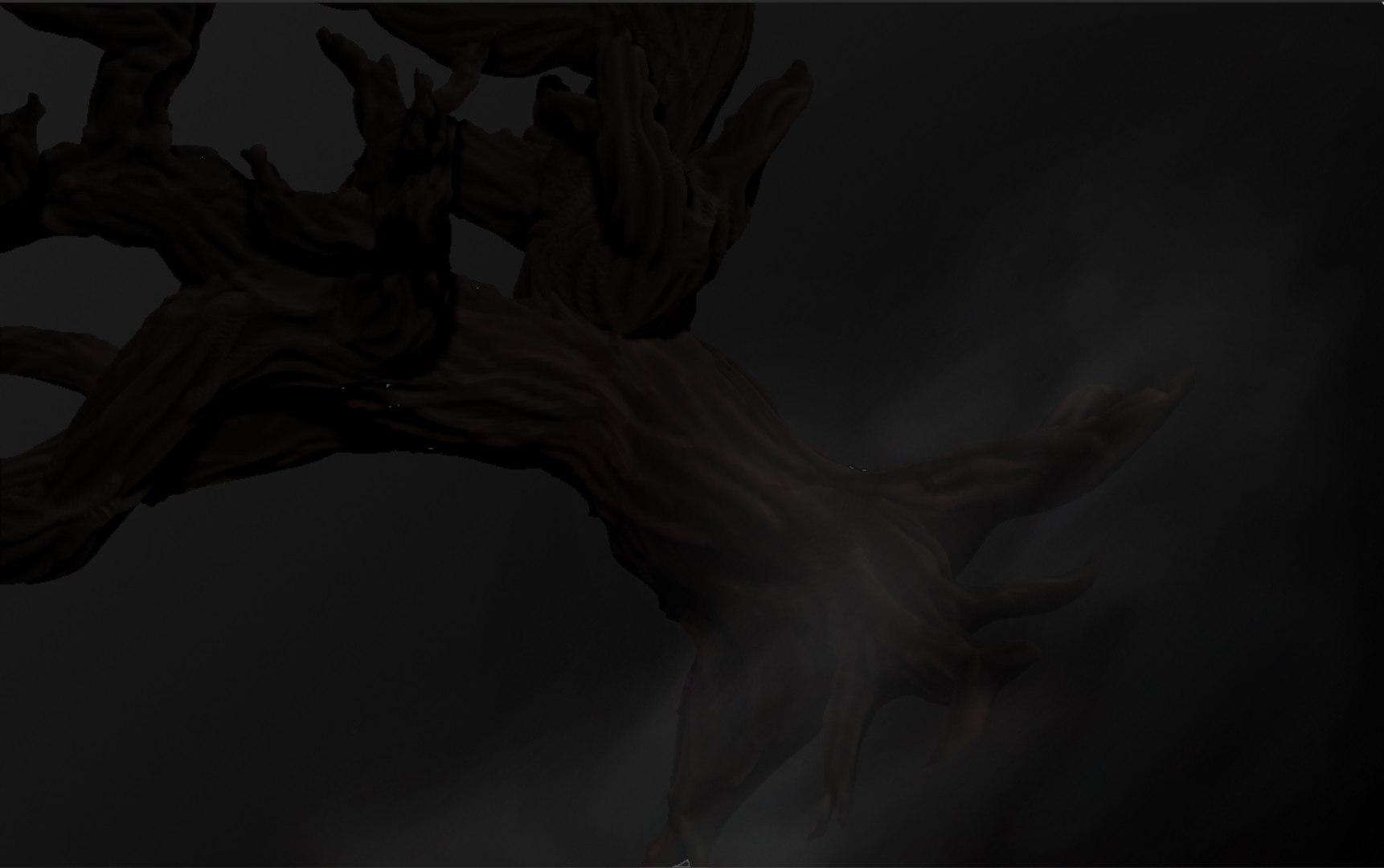 3d model creepy tree