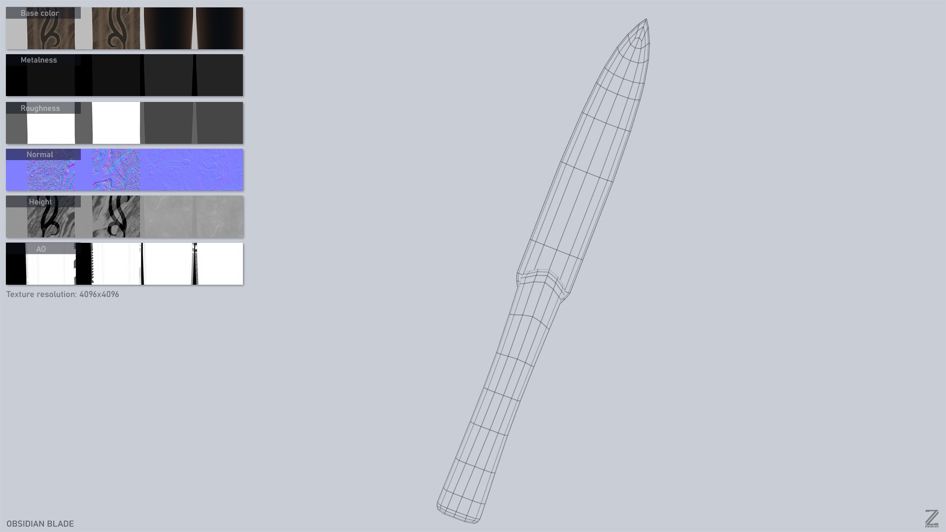 Obsidian Blade Collection 3D - TurboSquid 2219772