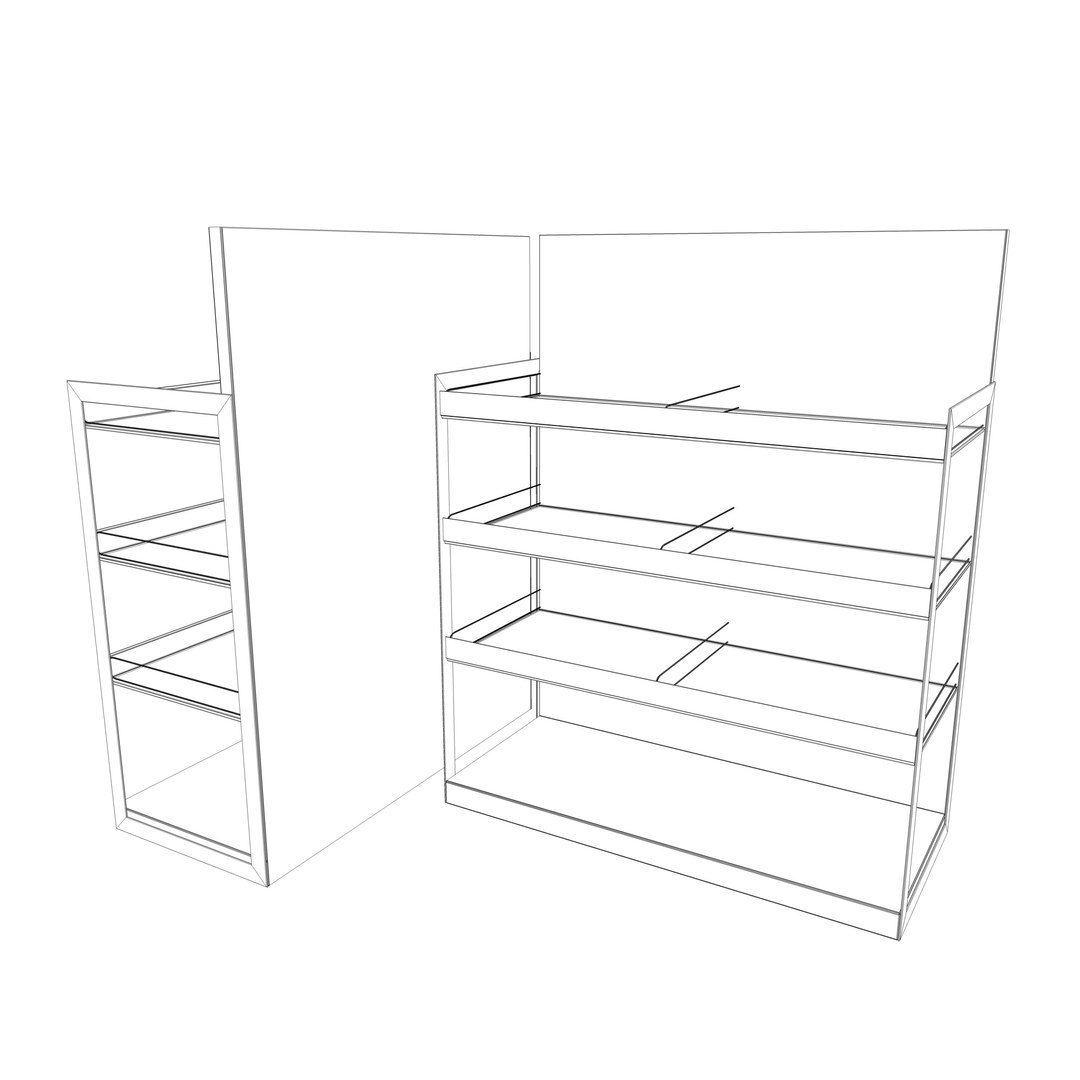 3D Display Rack Model - TurboSquid 1361630