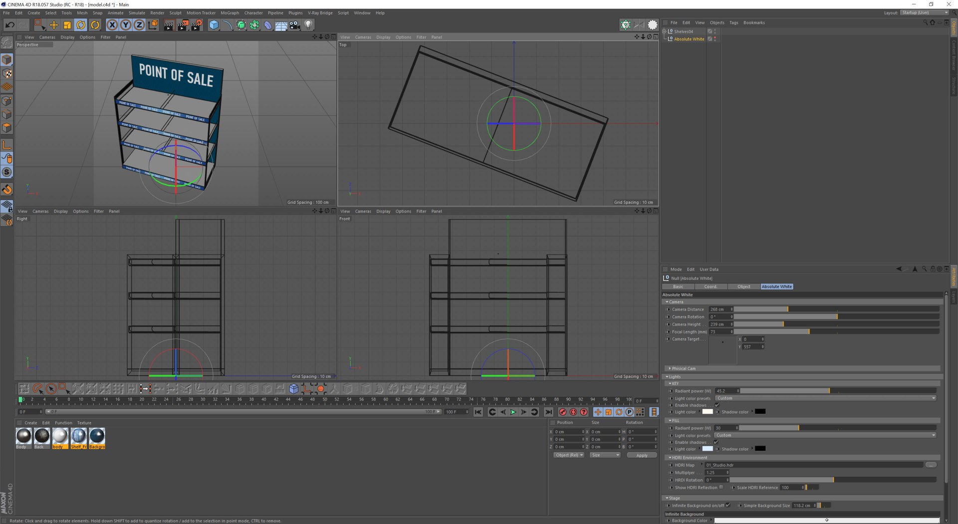3D Display Rack Model - TurboSquid 1361630