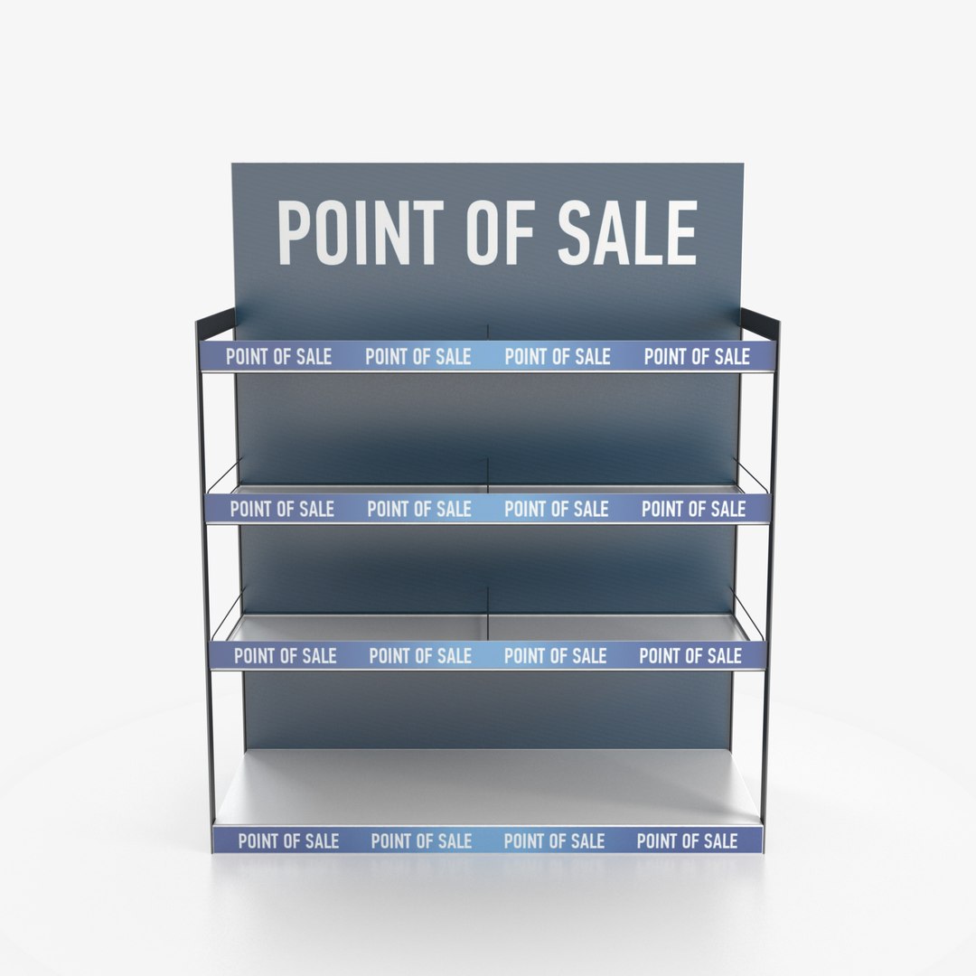 3D Display Rack Model - TurboSquid 1361630