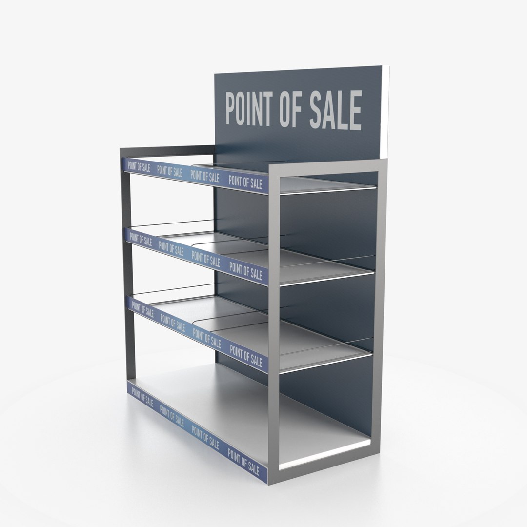 3D Display Rack Model - TurboSquid 1361630