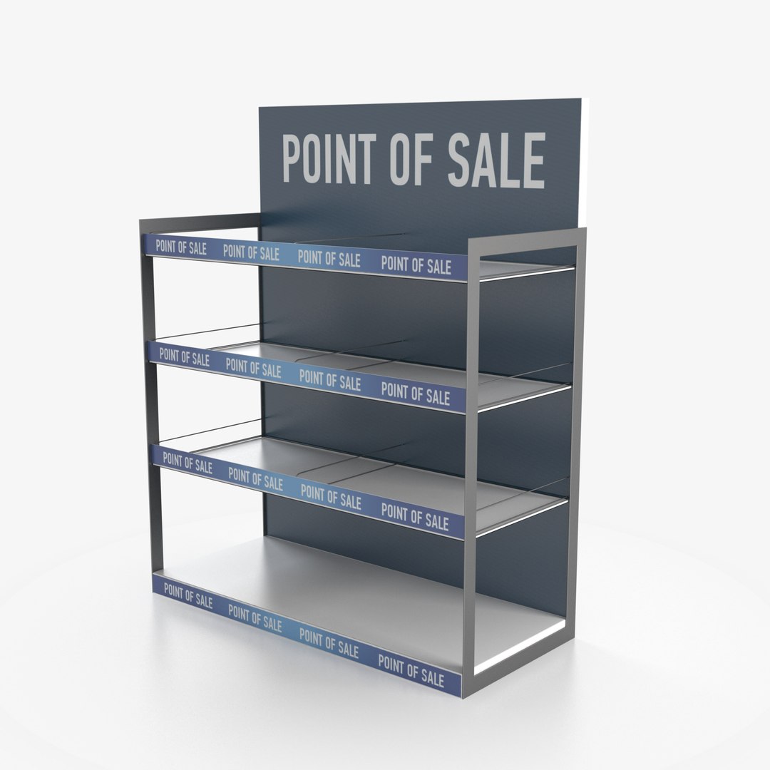 3D Display Rack Model - TurboSquid 1361630