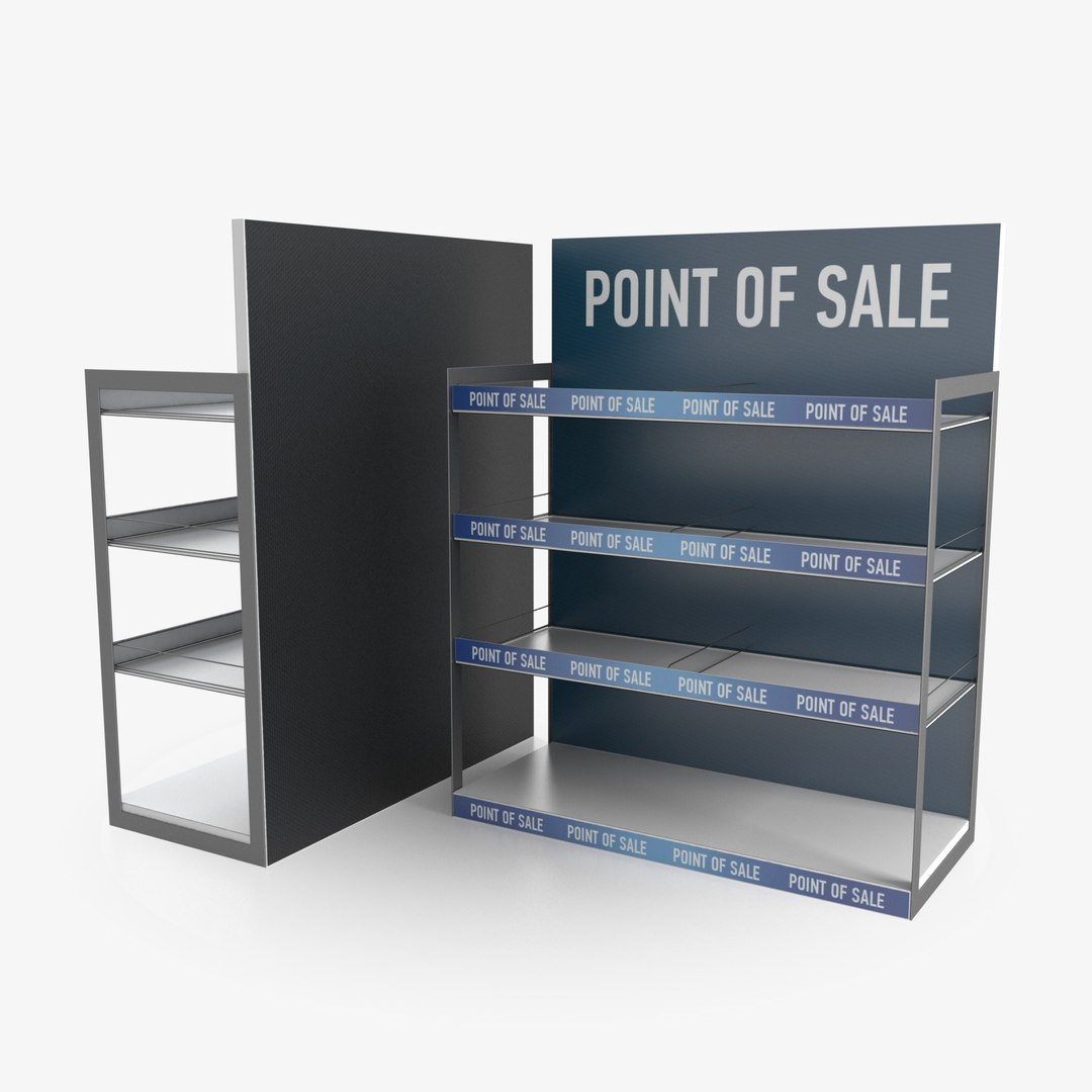 3D Display Rack Model - TurboSquid 1361630