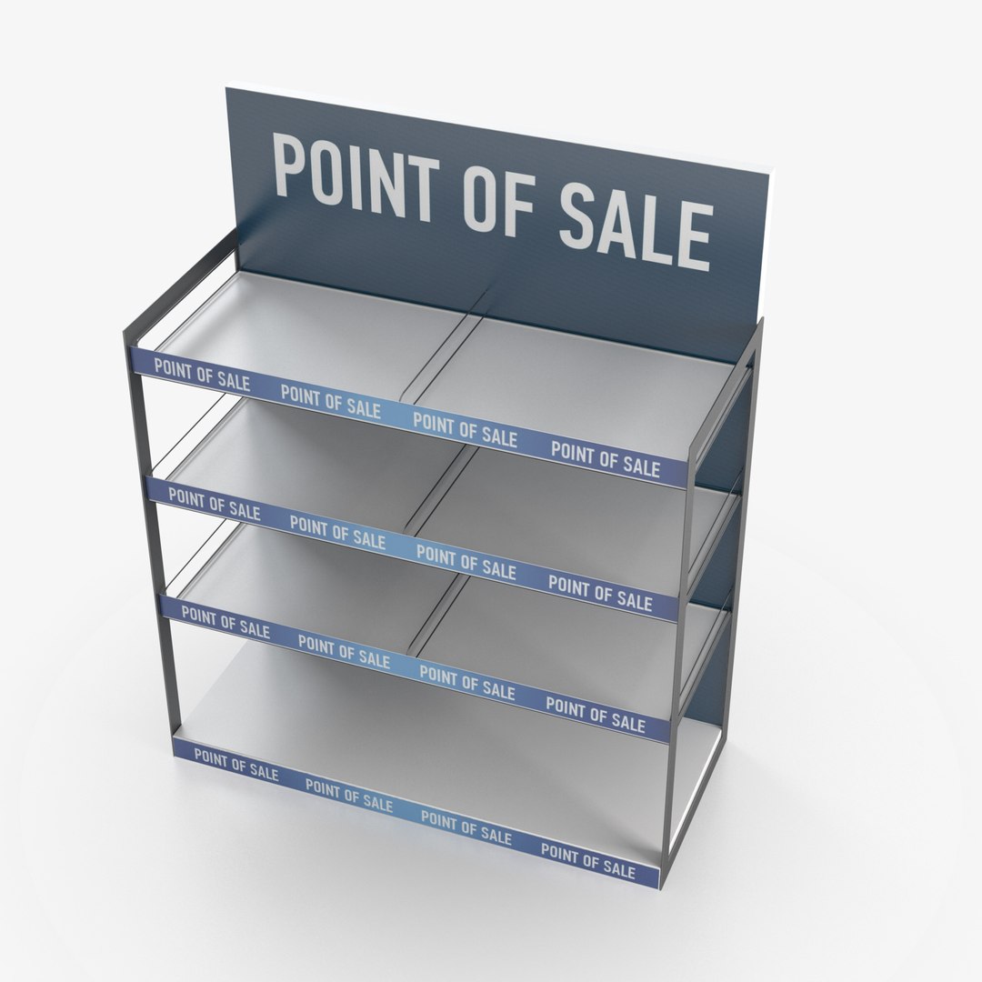 3D Display Rack Model - TurboSquid 1361630