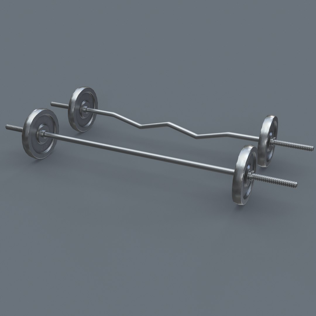 PBR Adjustable Barbell Set A3 3D Model - TurboSquid 1770115
