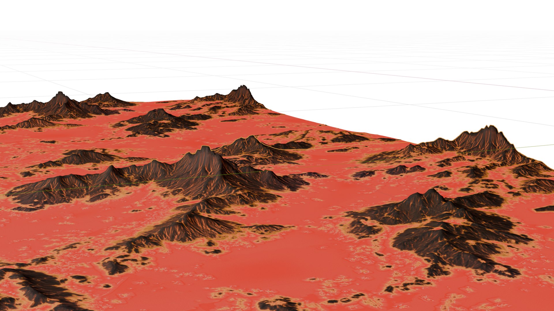 3D 16K Lava Sea Seamless Height Map And 3D Terrain - TurboSquid 2260679