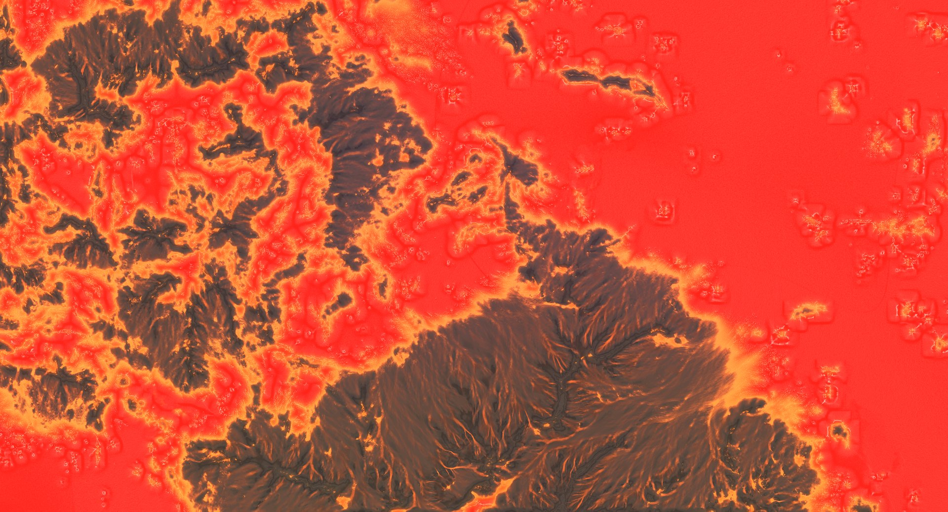 3D 16K Lava Sea Seamless Height Map And 3D Terrain - TurboSquid 2260679